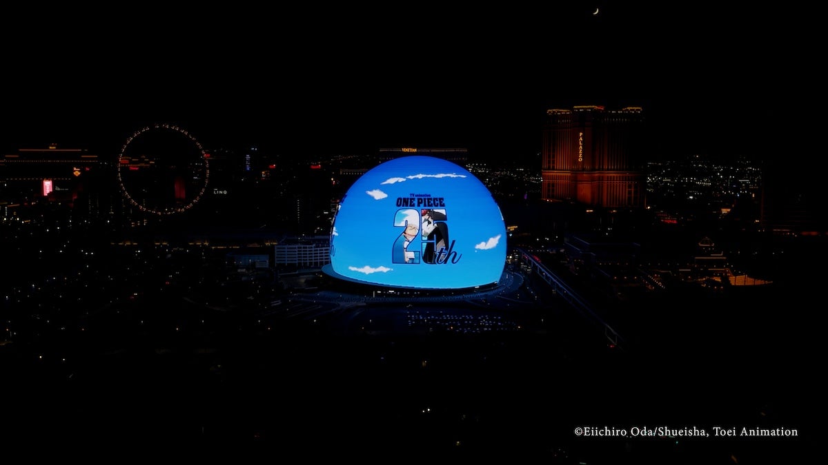 One Piece takes over Las Vegas' Sphere to celebrate the anime's ...