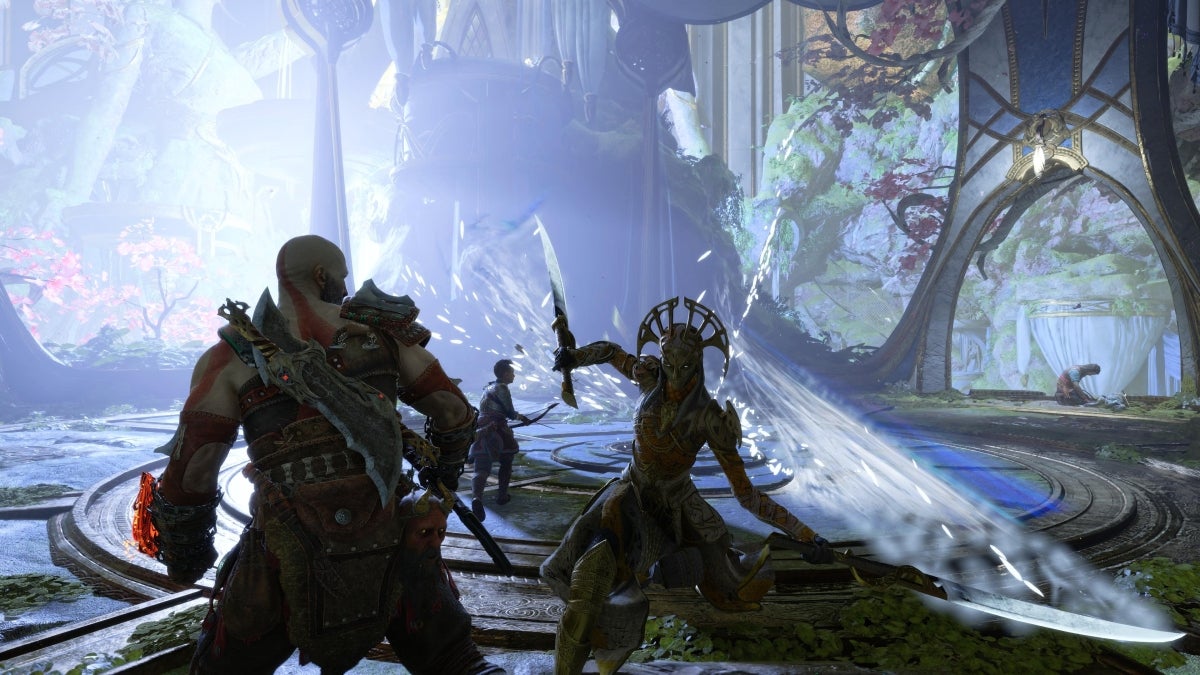 God of War Ragnarök: Alva besiegen (Boss), Lichtbrunnen hinabsteigen ...