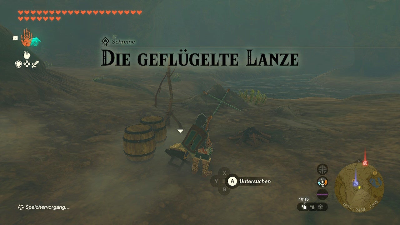 Zelda Tears of the Kingdom: Die geflügelte Lanze - Utodij-Schrein ...