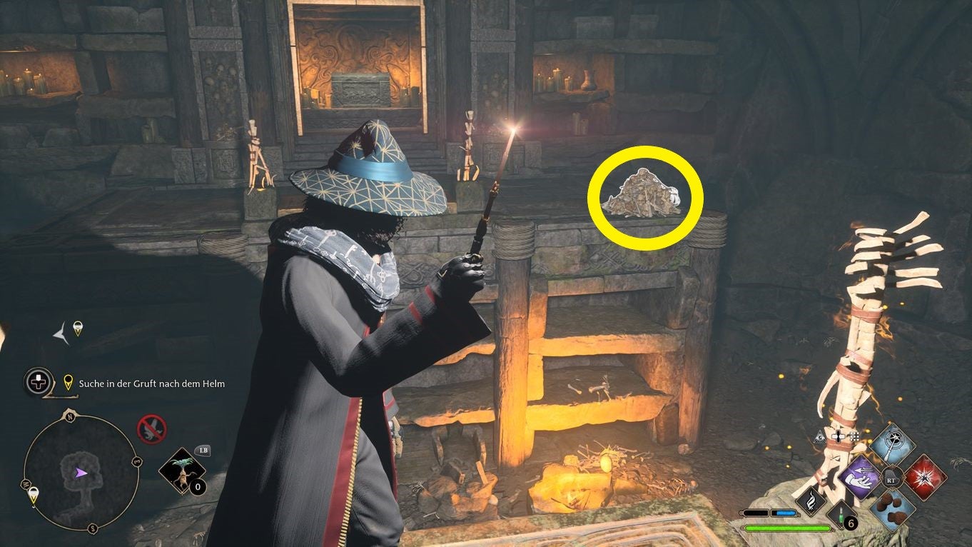 Hogwarts Legacy: Urtkots Helm - Grab der Hexe und die Mottentüren in ...