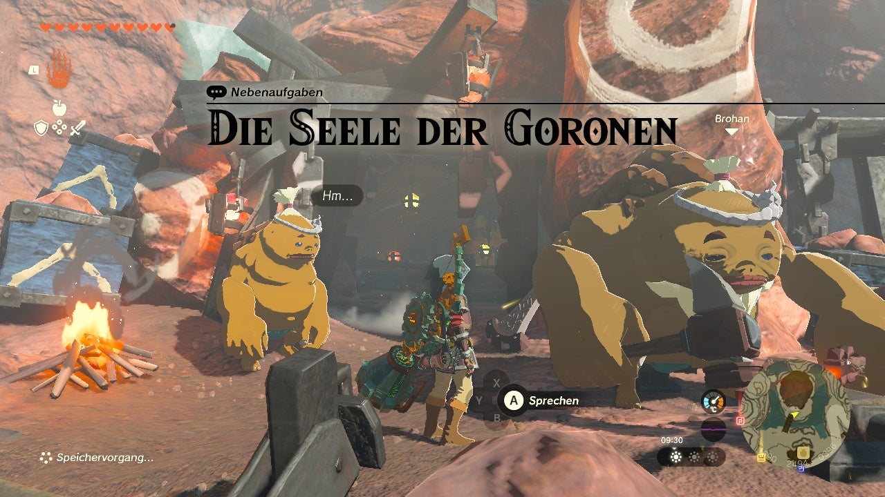 Zelda Tears of the Kingdom: Die Seele der Goronen - Steinspalter finden ...