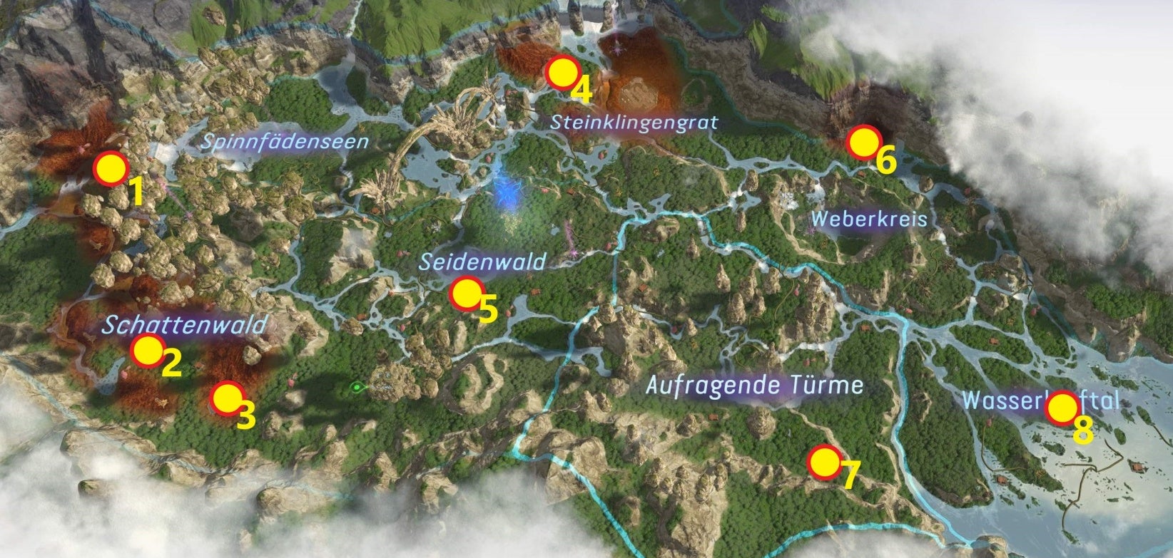 Avatar Frontiers of Pandora: Alle RDA-Außenposten und Basen mit ...