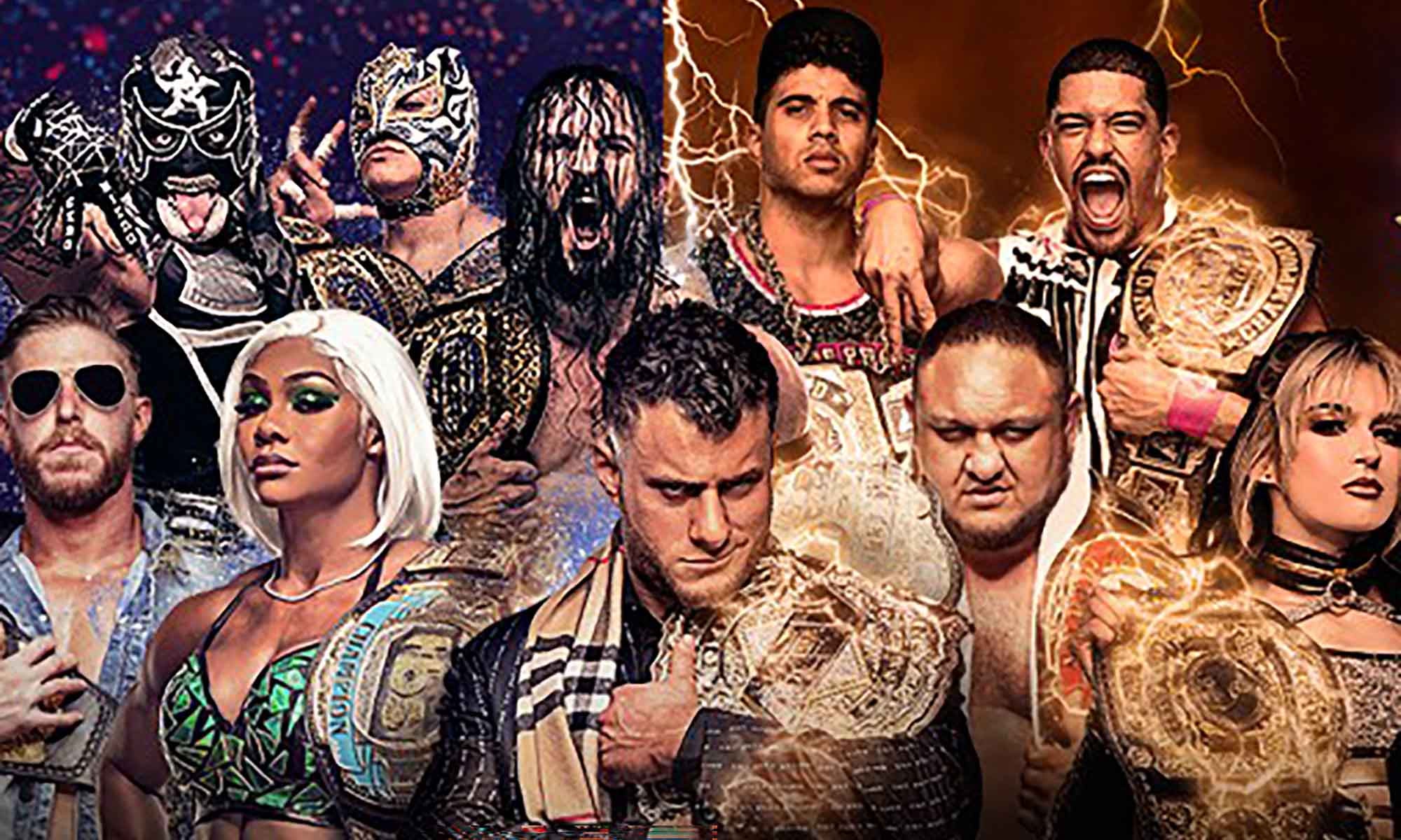 Superheroes and super heels: How AEW embodies comic-book style ...