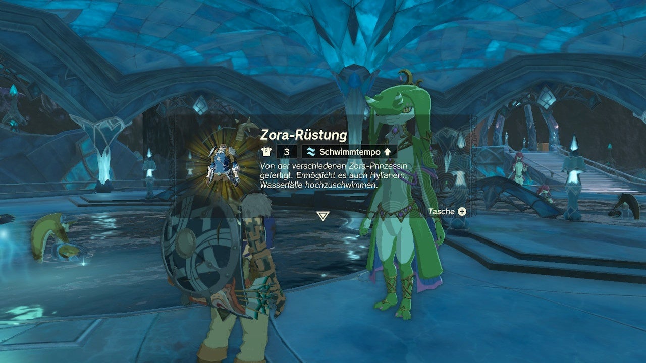 Zelda: Tears of the Kingdom: Reparatur der Zora-Rüstung - Uralter ...