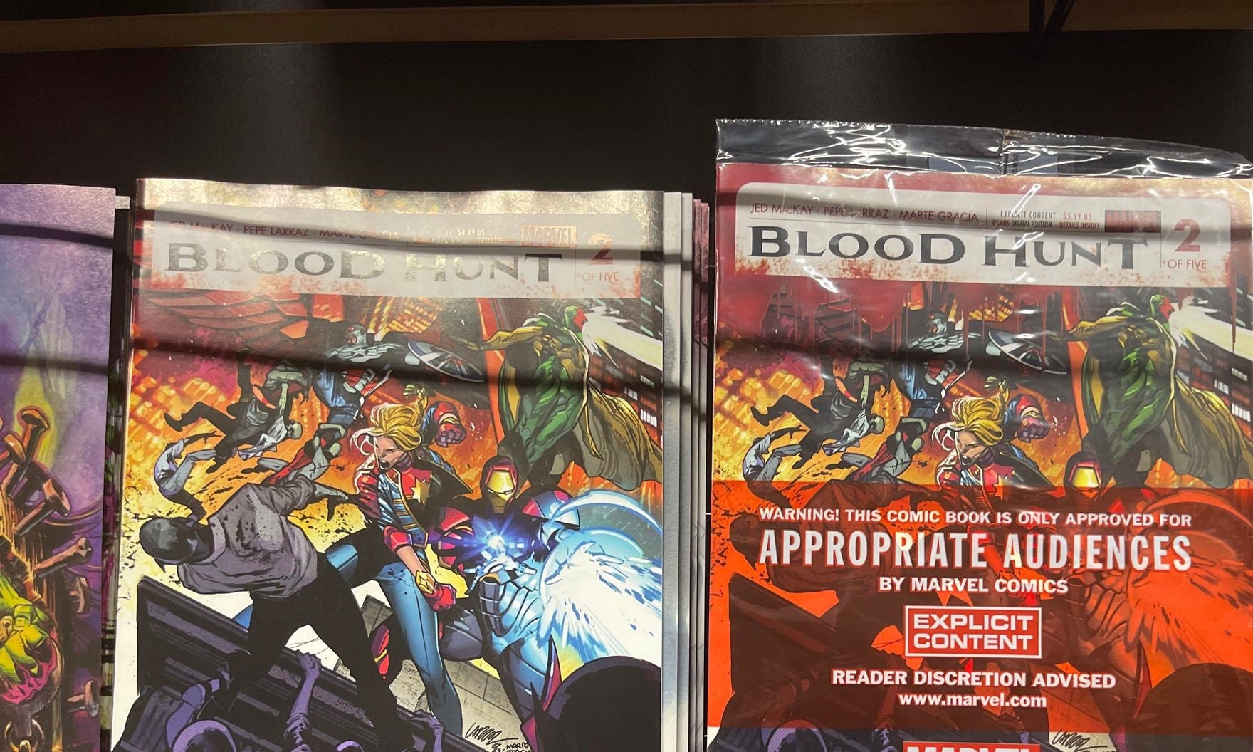 This week in Marvel Comics news: Blood Hunt #2 PG-13 and Rated-R ...