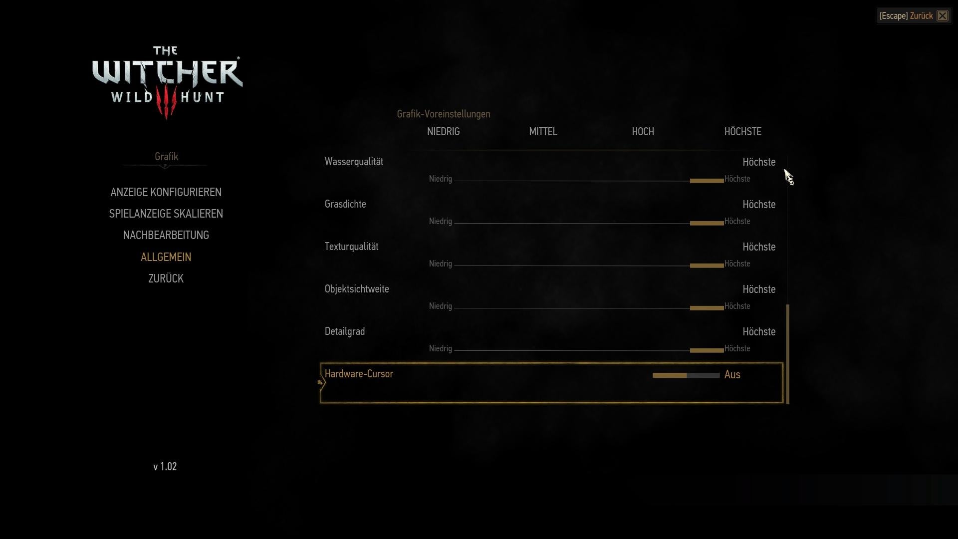 Witcher 3 auf dem PC - Day One, Downgrade-Gate, Keyboard/Maus und ...