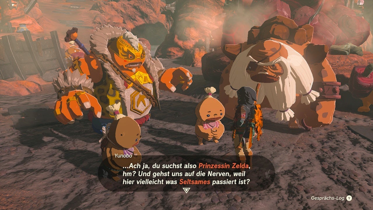 Zelda: Tears of the Kingdom: Yunobo aus Goronia - Yunobau-Zentrale ...