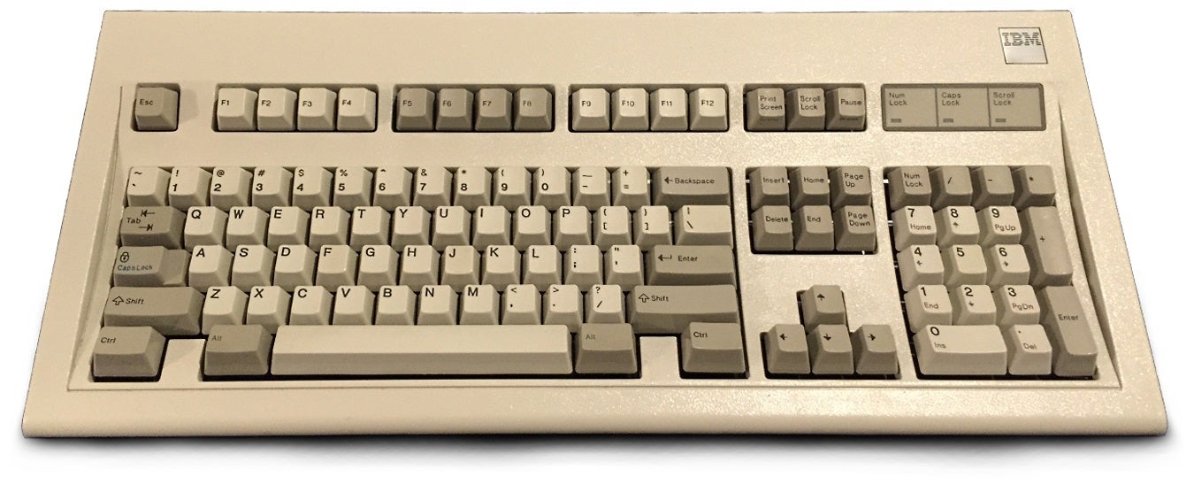 Unicomp Buckling Spring Ultra Classic White (Model M) Keyboard - Test ...