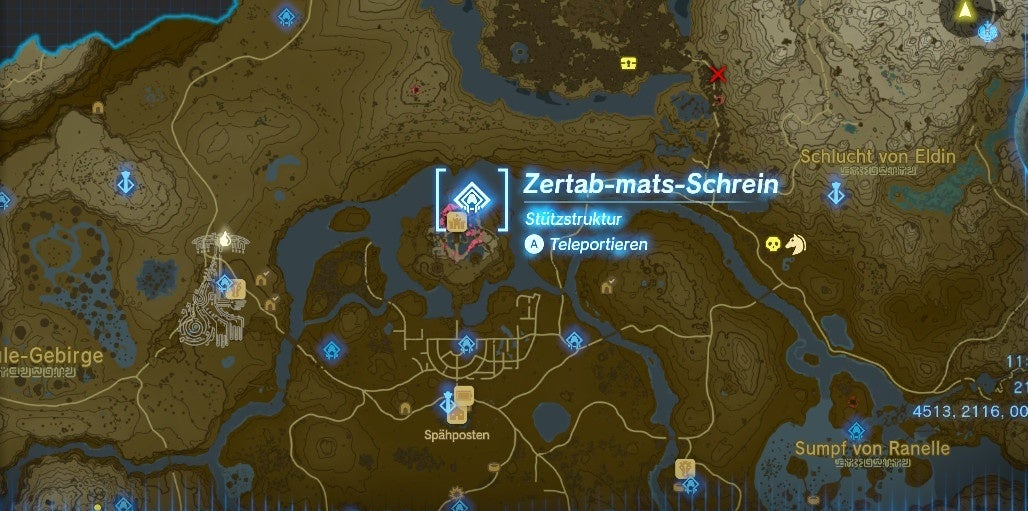 Zelda: Tears of the Kingdom: Zertab-mats-Schrein abschließen ...