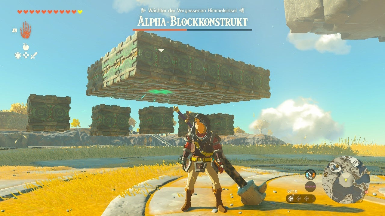 Zelda: Tears of the Kingdom: Alpha-Blockkonstrukt besiegen, Wächter der ...