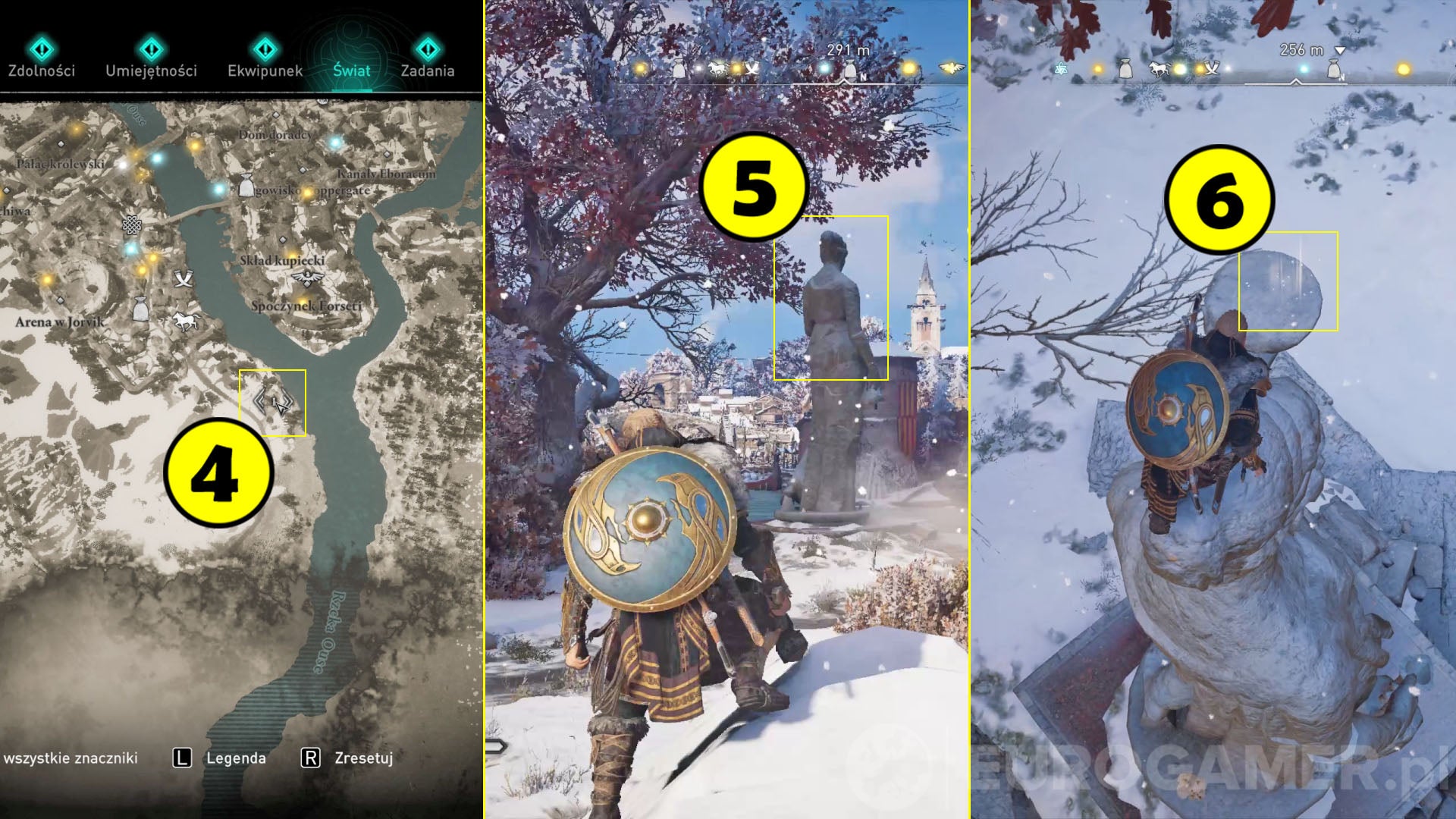 Assassin's Creed Valhalla - mapa skarbów: Jorvik (Anglia) | Eurogamer.pl