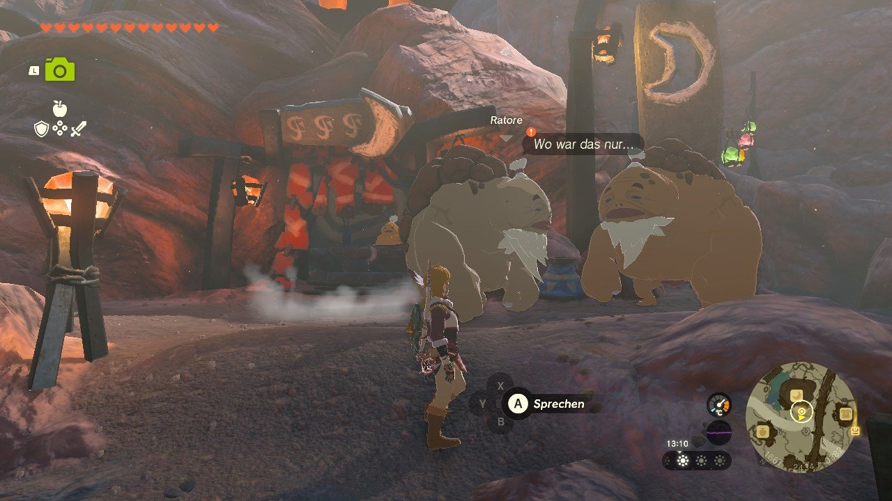 Zelda: Tears of the Kingdom: Goronen im Mondlicht - Vollmond, der auf ...