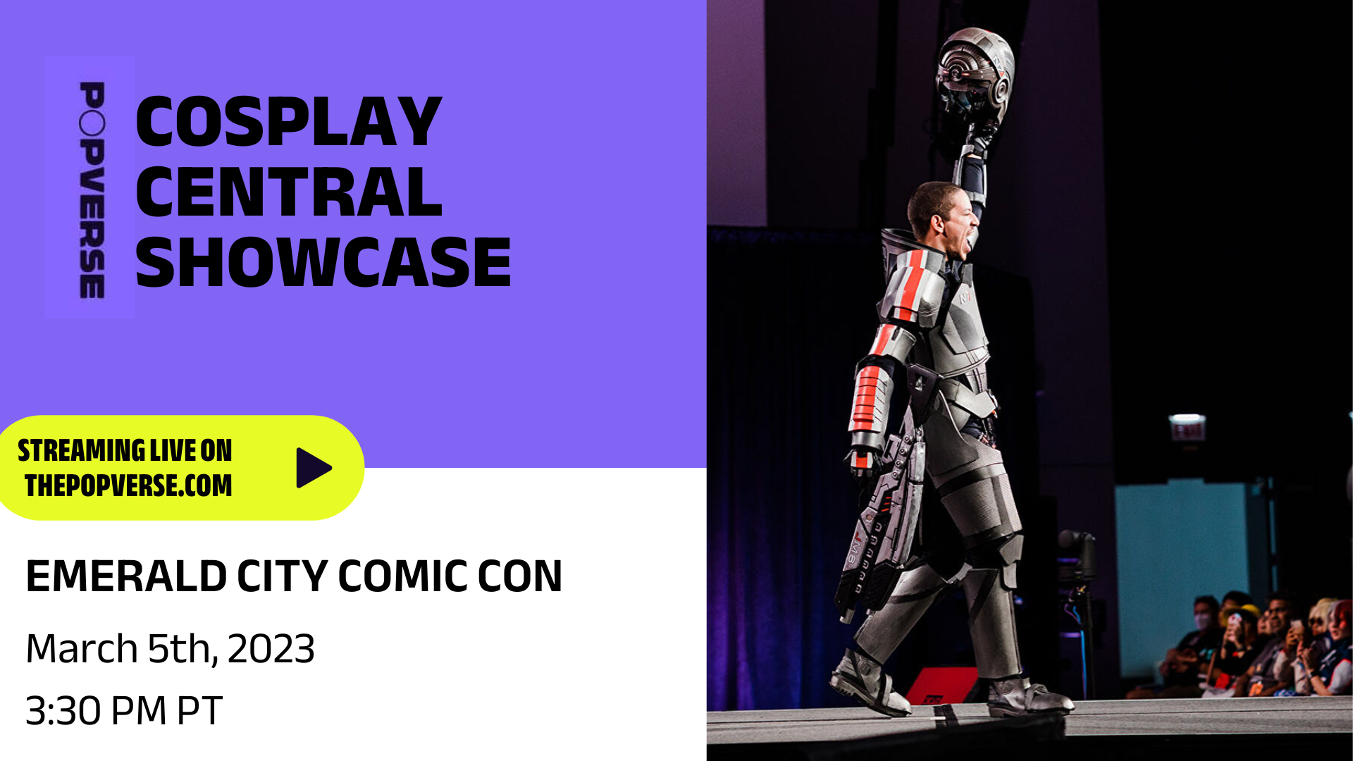 Livestream the Cosplay Central Showcase panel from ECCC '23 | Popverse
