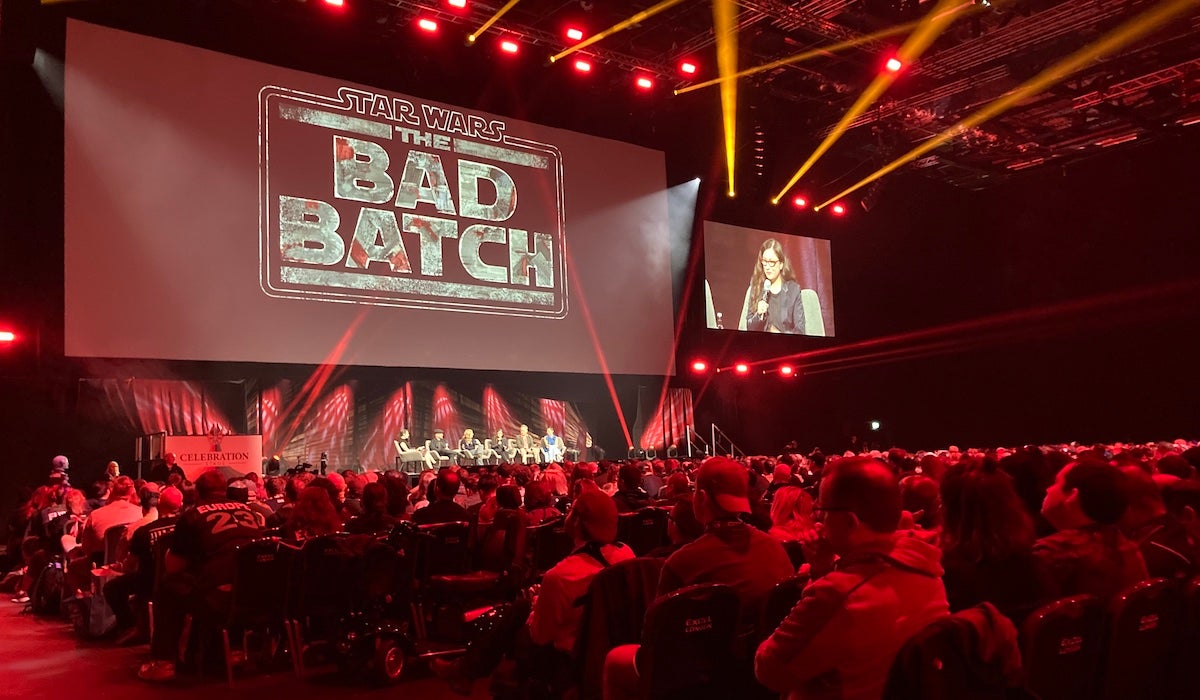The Bad Batch panel memorialized its fallen member Tech at Star Wars ...