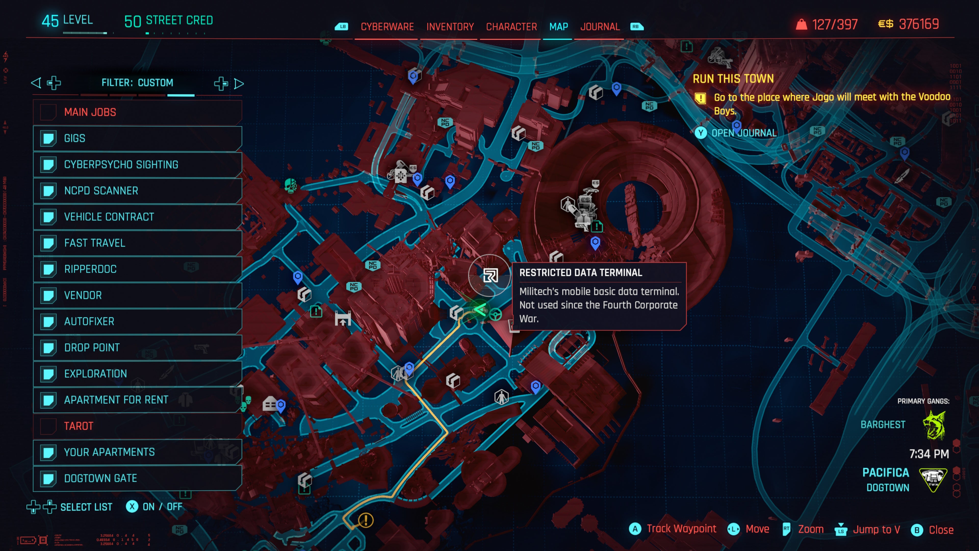 Cyberpunk 2077 Phantom Liberty Relic Point locations for Relic skill ...