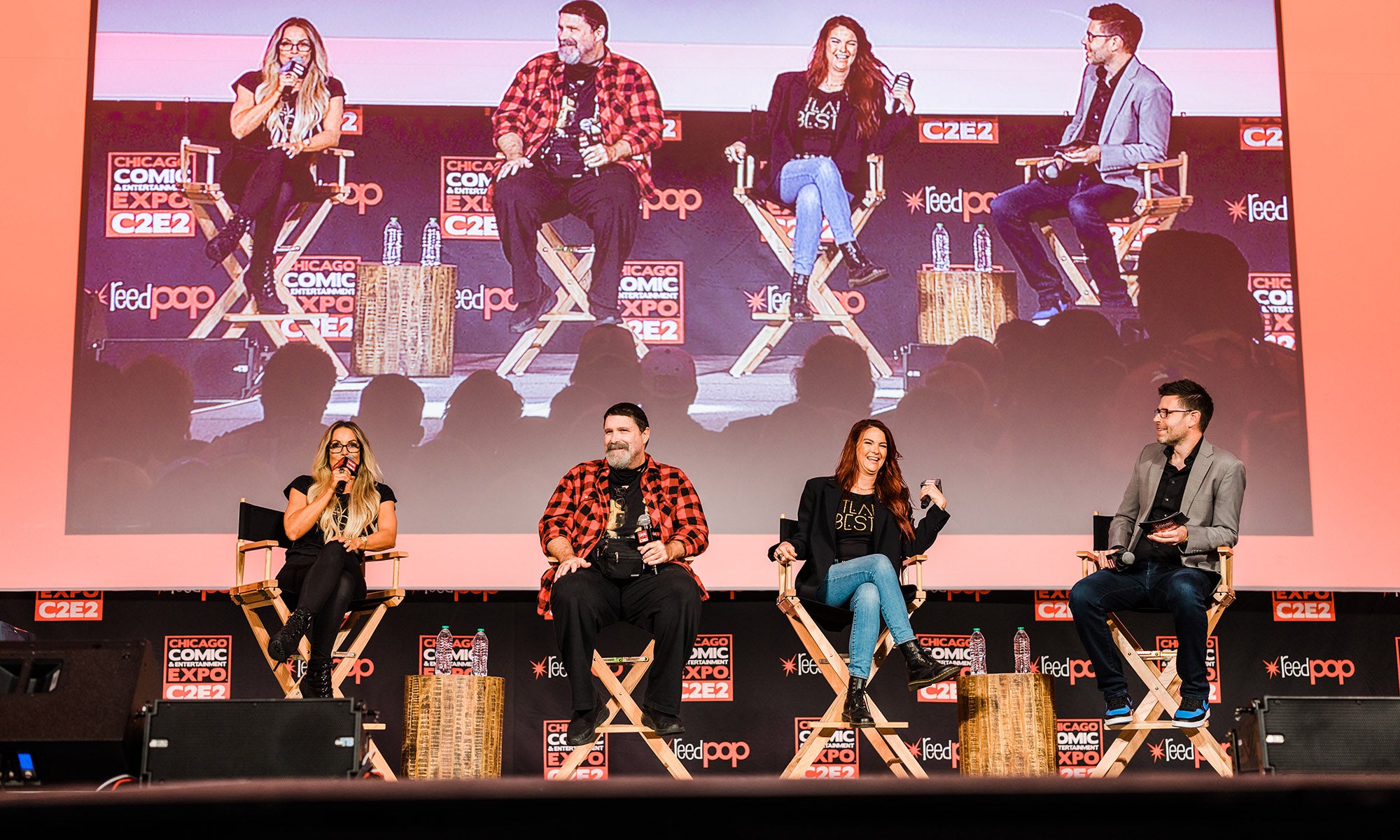 Watch Mick Foley, Trish Stratus, and Lita's spotlight panel from C2E2 ...