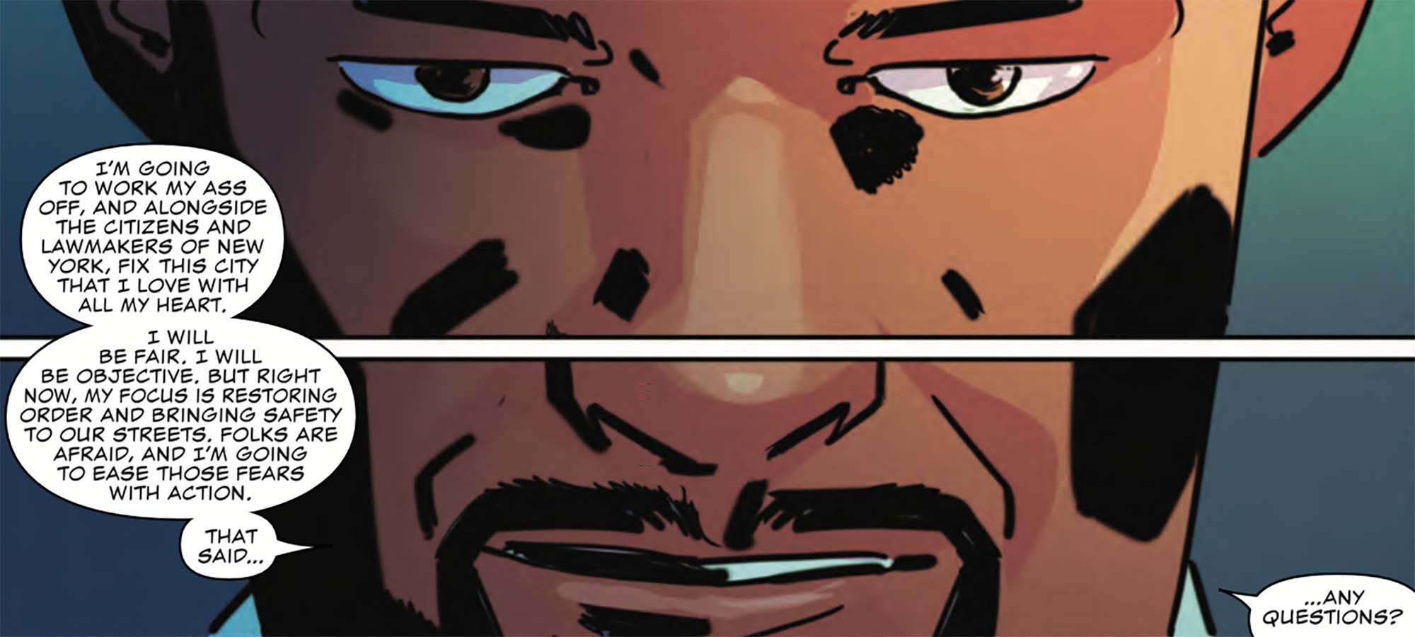 New York City, Luke Cage is your new mayor... and his first act is to ...