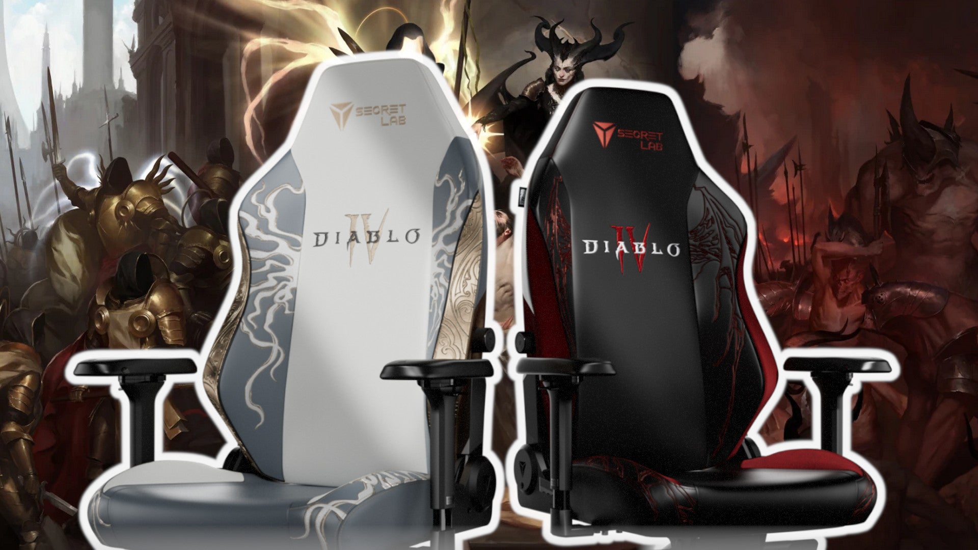 Diablo 4: Secretlab lässt euch auf Lilith und Inarius sitzen ...