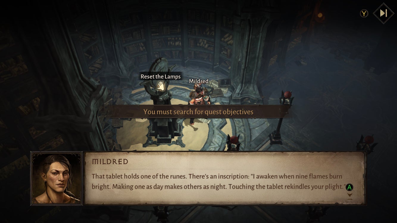 How to light all nine lamps in Diablo Immortal to solve Lost Runes ...