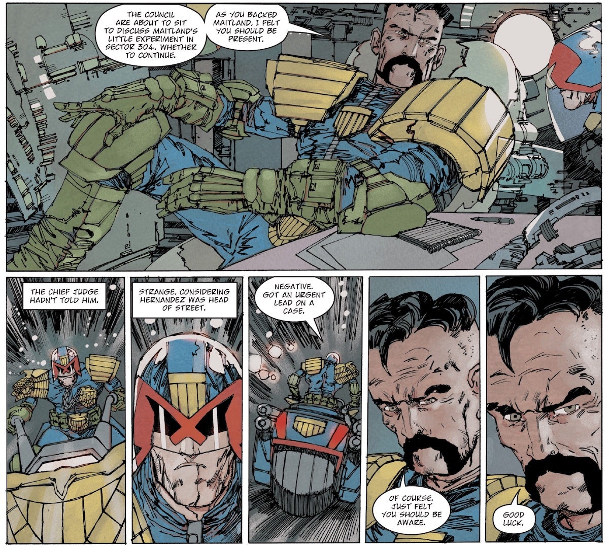 Judge Dredd faces "big repercussions" from the current Defund the ...