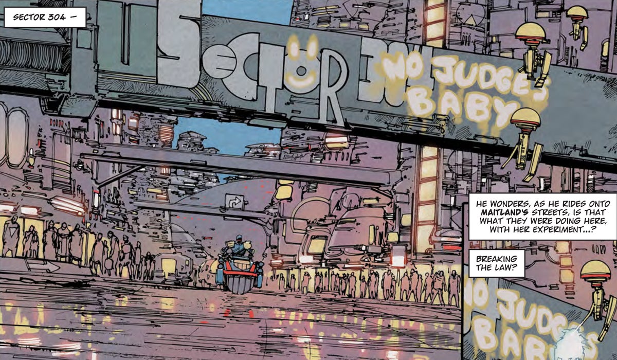 Judge Dredd's 'A Better World' is born in part from a desire to push ...