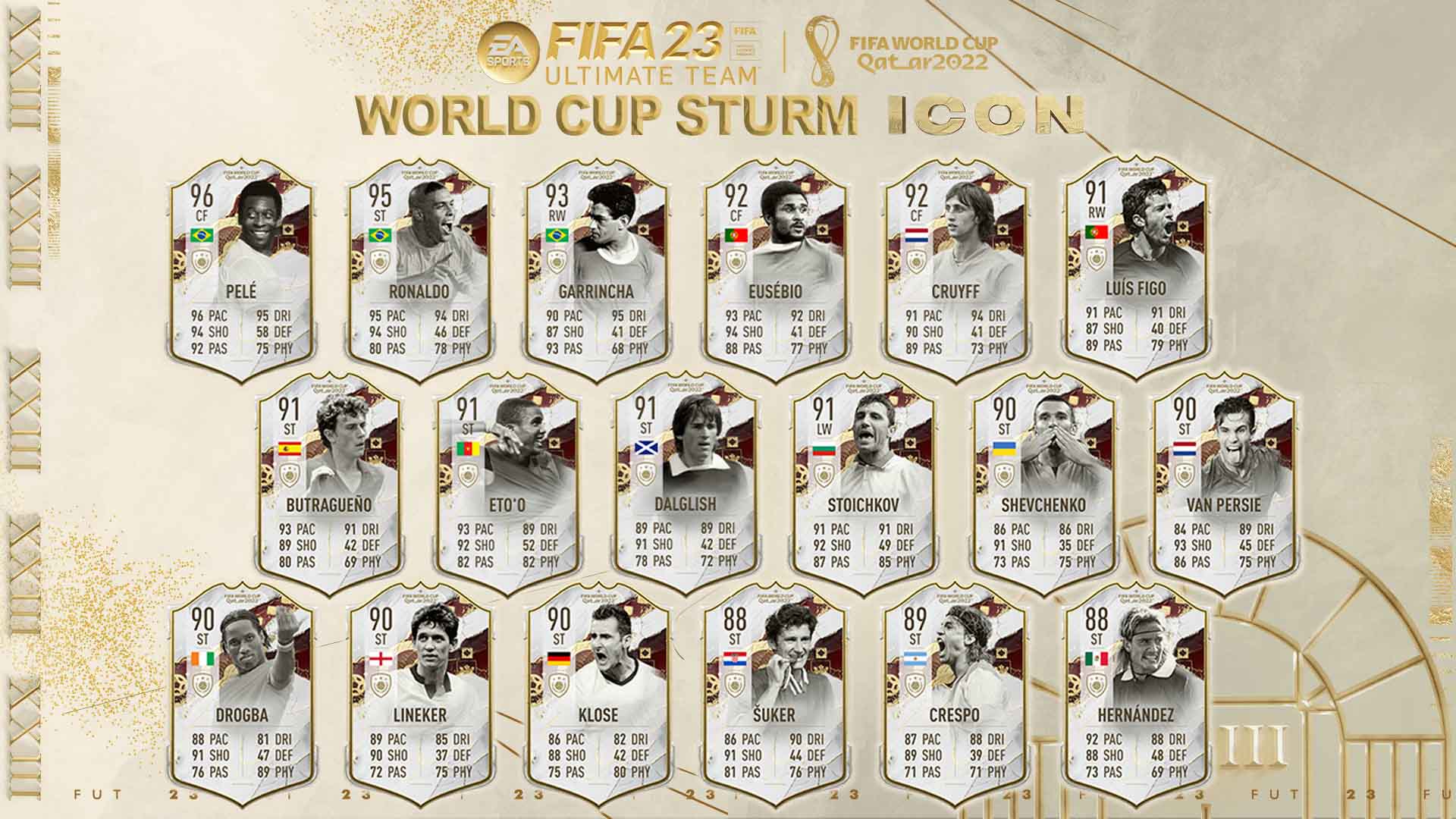 FIFA 23: World Cup Icons Team 3 ist da - Alle WM Ikonen, Leaks und ...