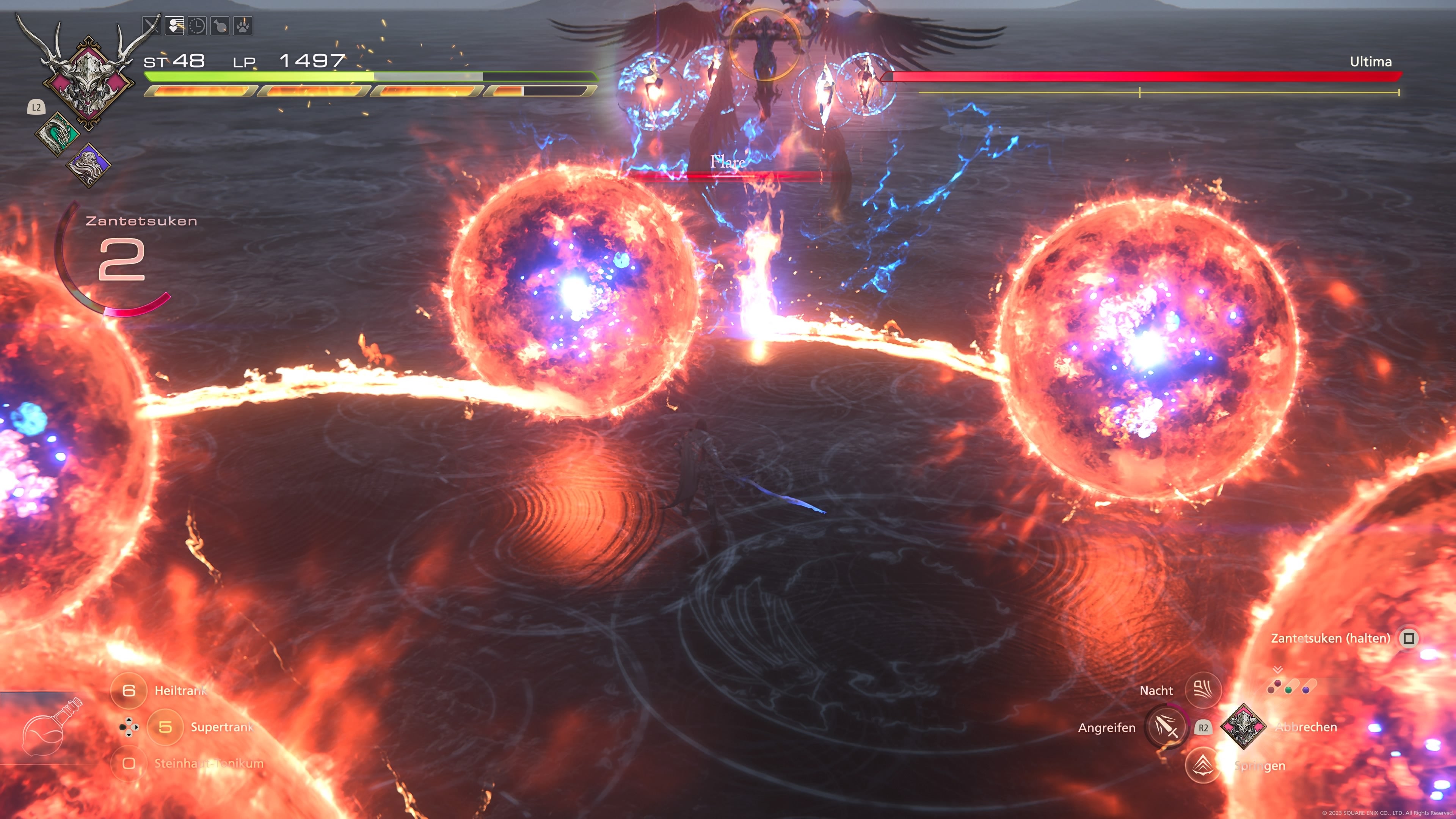 Final Fantasy 16 - Zurück zur Quelle Teil 2: Finaler Bosskampf Ultima ...