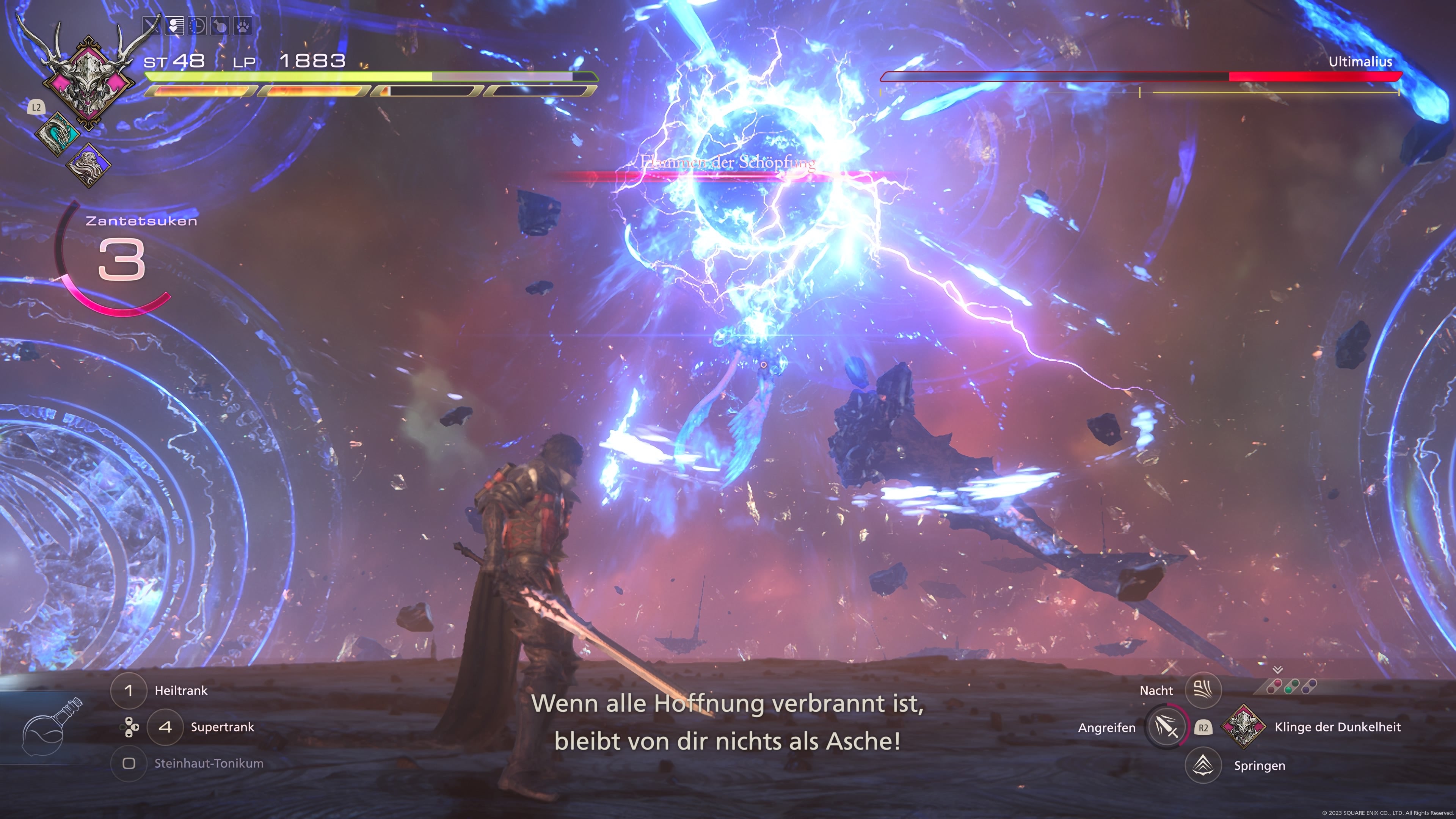 Final Fantasy 16 - Zurück zur Quelle Teil 2: Finaler Bosskampf Ultima ...