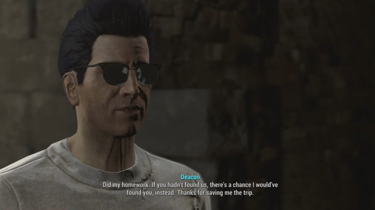 Fallout 4: Tradecraft - Follow Deacon, Find the Deliverer | VG247