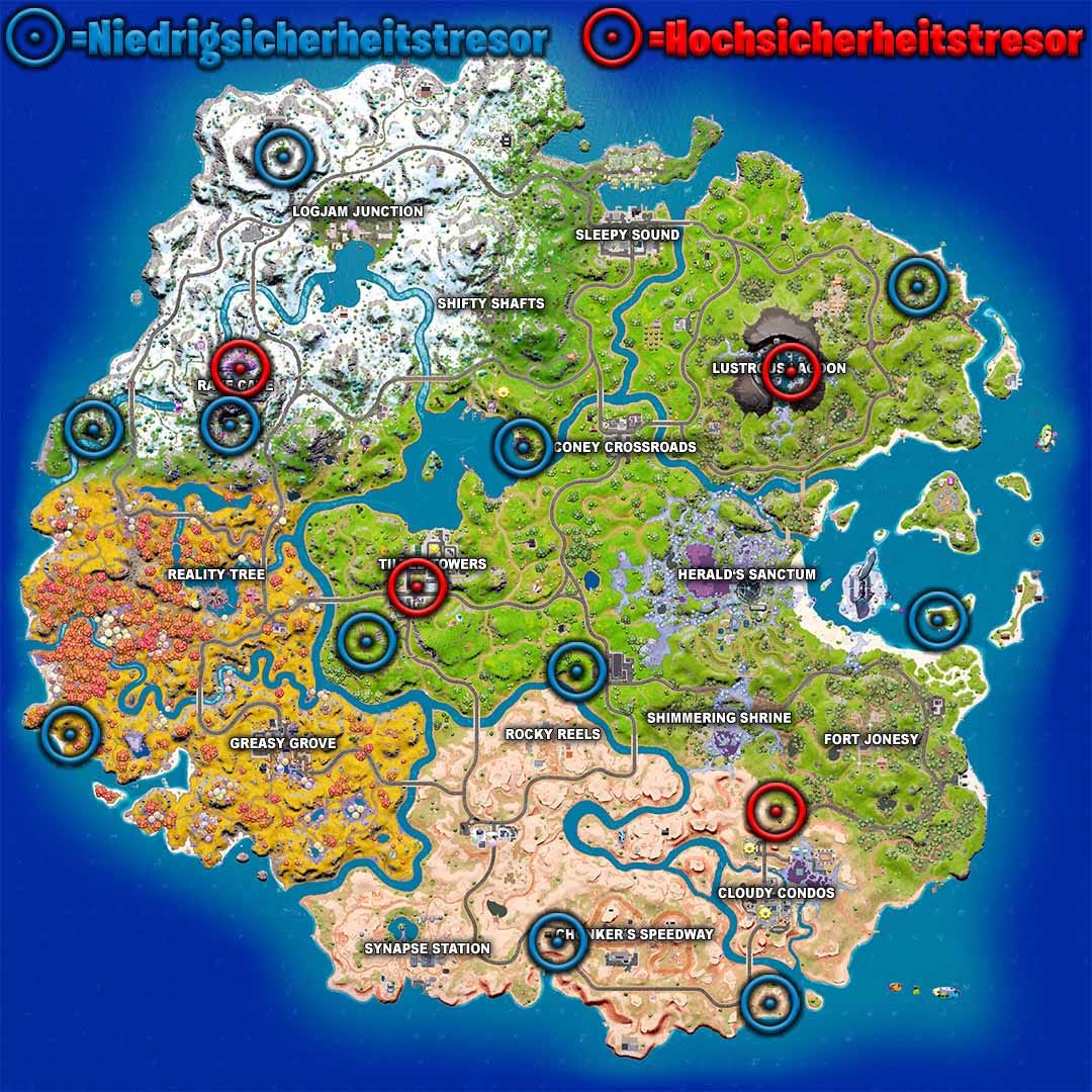 Fortnite Schlüssel Finden Und Tresore öffnen So Gehts In Season 4