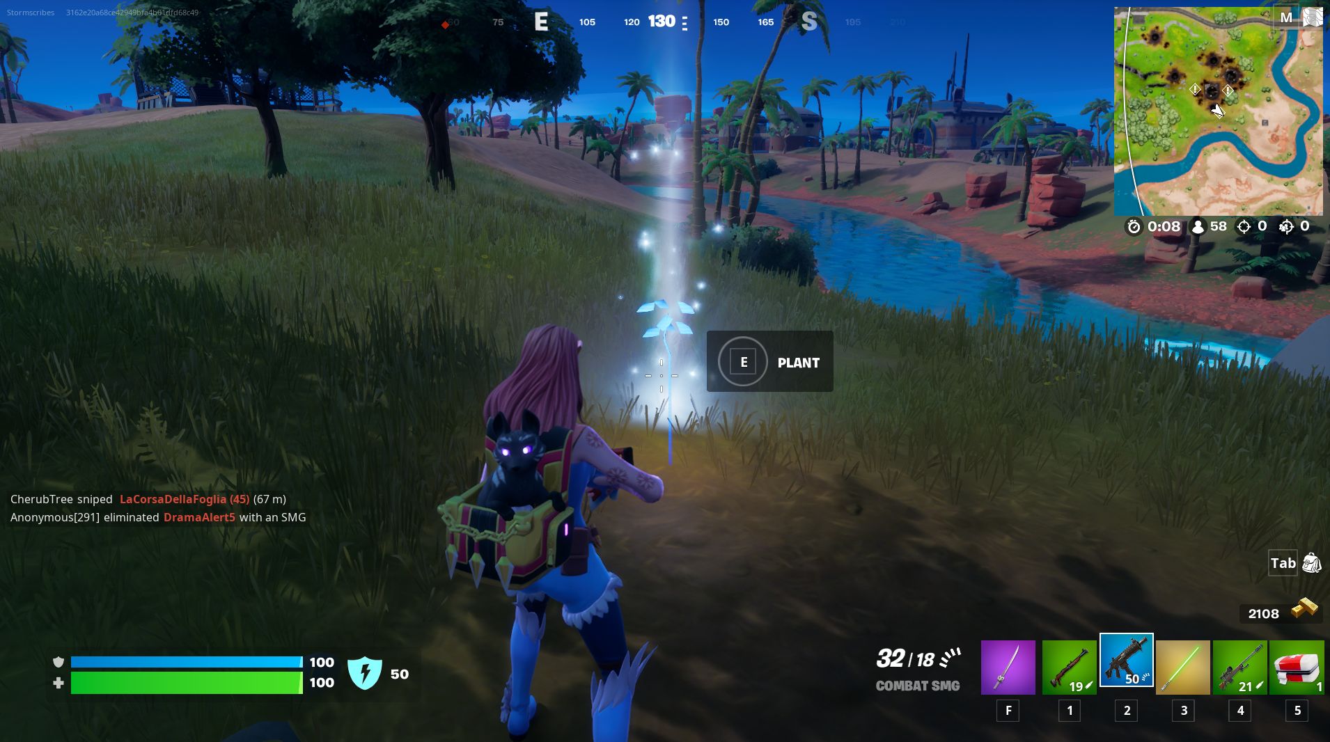 Fortnite Sapling locations and where to plant saplings at Bomb Crater ...