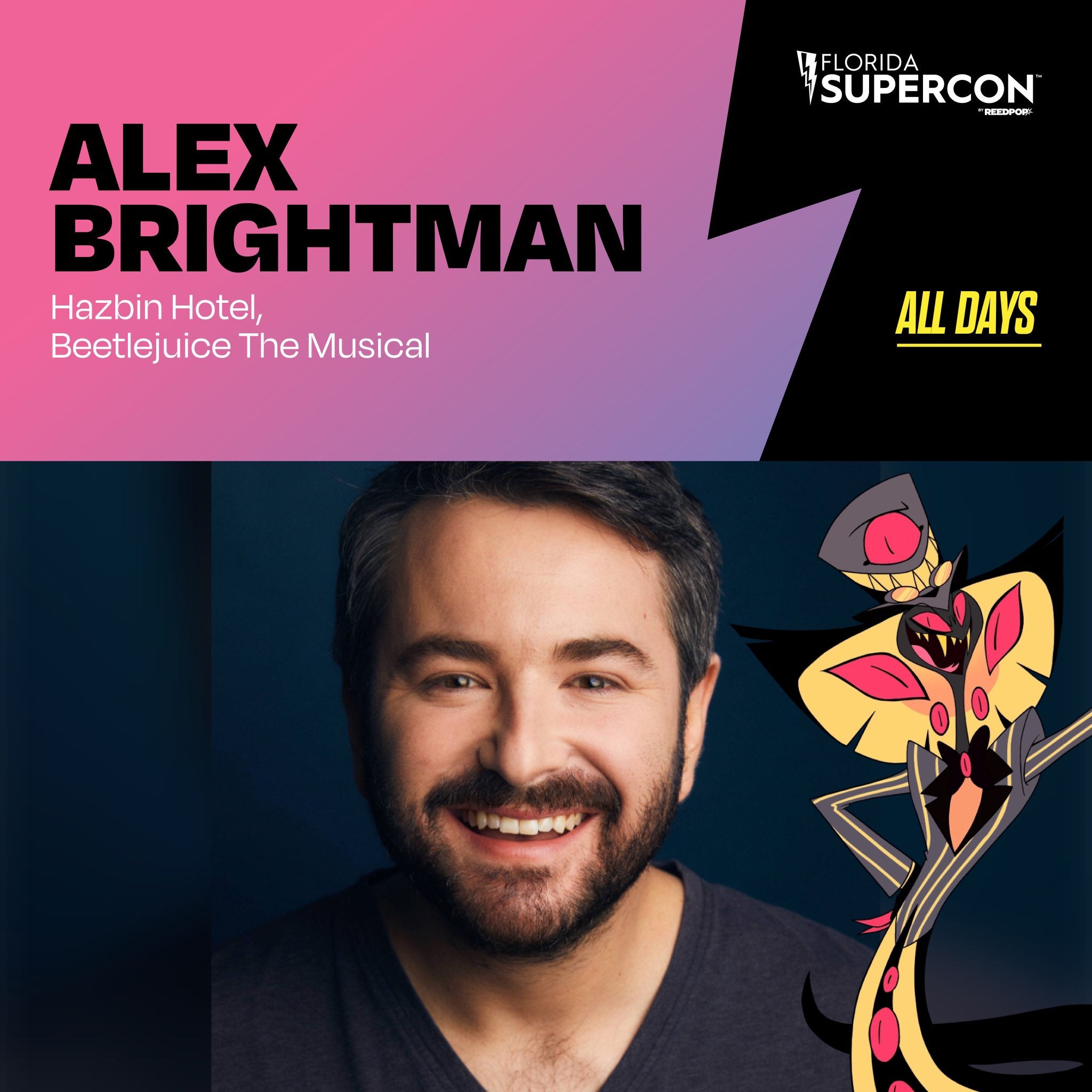 Miami, Hazbin Hotel is coming for Florida Supercon and bringing the voice actors & a burlesque ...