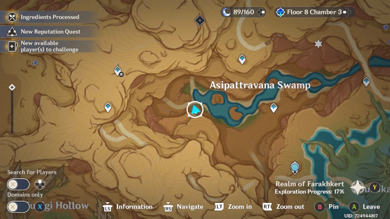 Genshin Impact Fravashi Tree locations for 'Pale Fire' quest ...