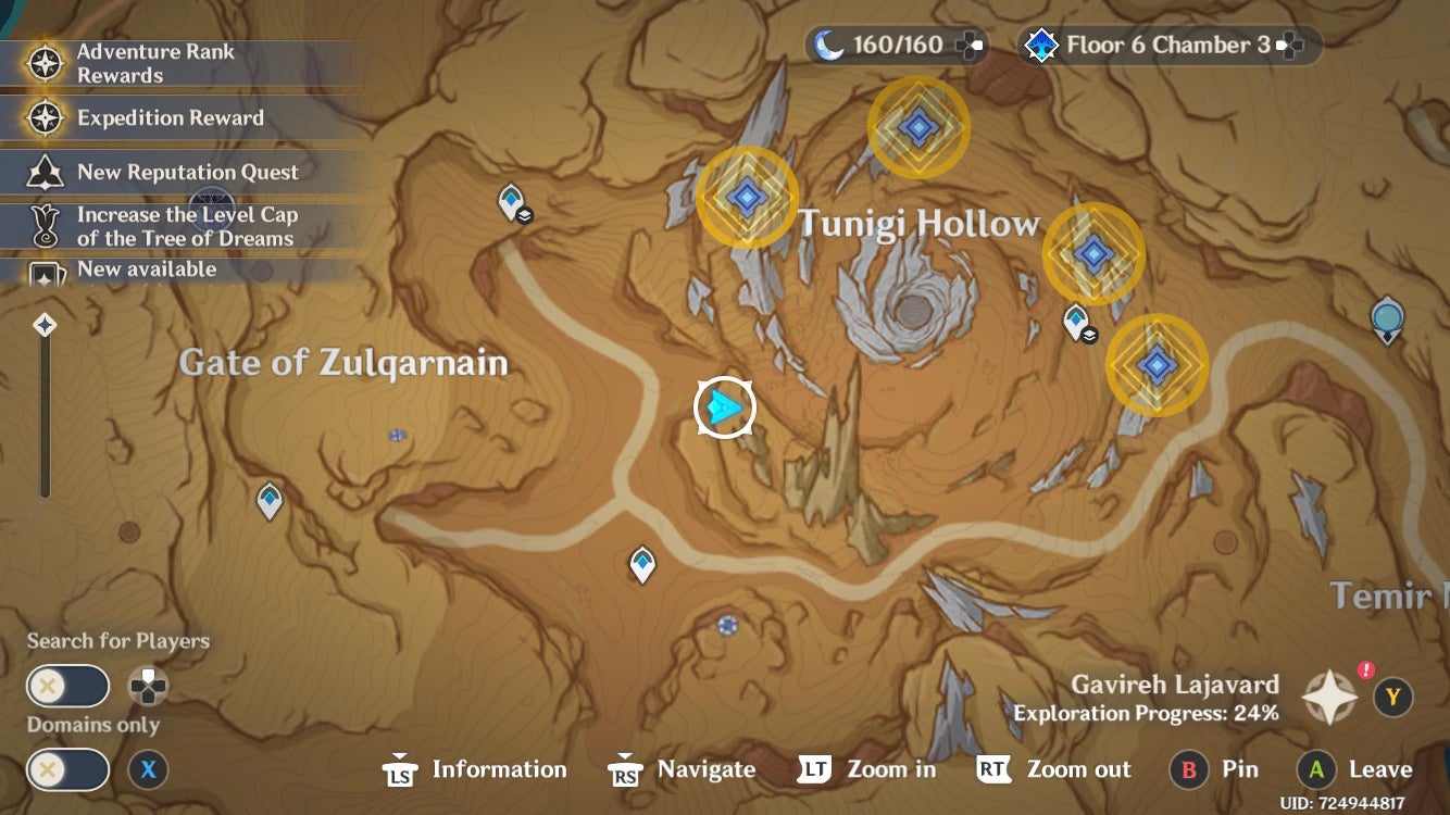 Genshin Impact Fravashi Tree locations for 'Pale Fire' quest ...