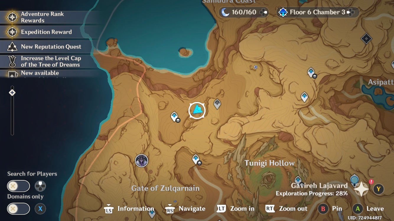 Genshin Impact Fravashi Tree locations for 'Pale Fire' quest ...