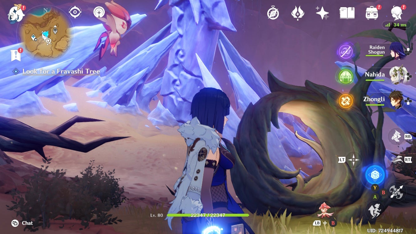 Genshin Impact Fravashi Tree locations for 'Pale Fire' quest ...