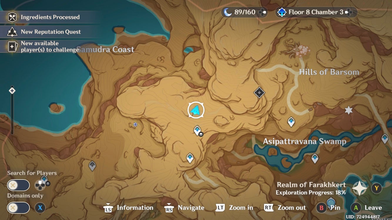 Genshin Impact Fravashi Tree locations for 'Pale Fire' quest ...