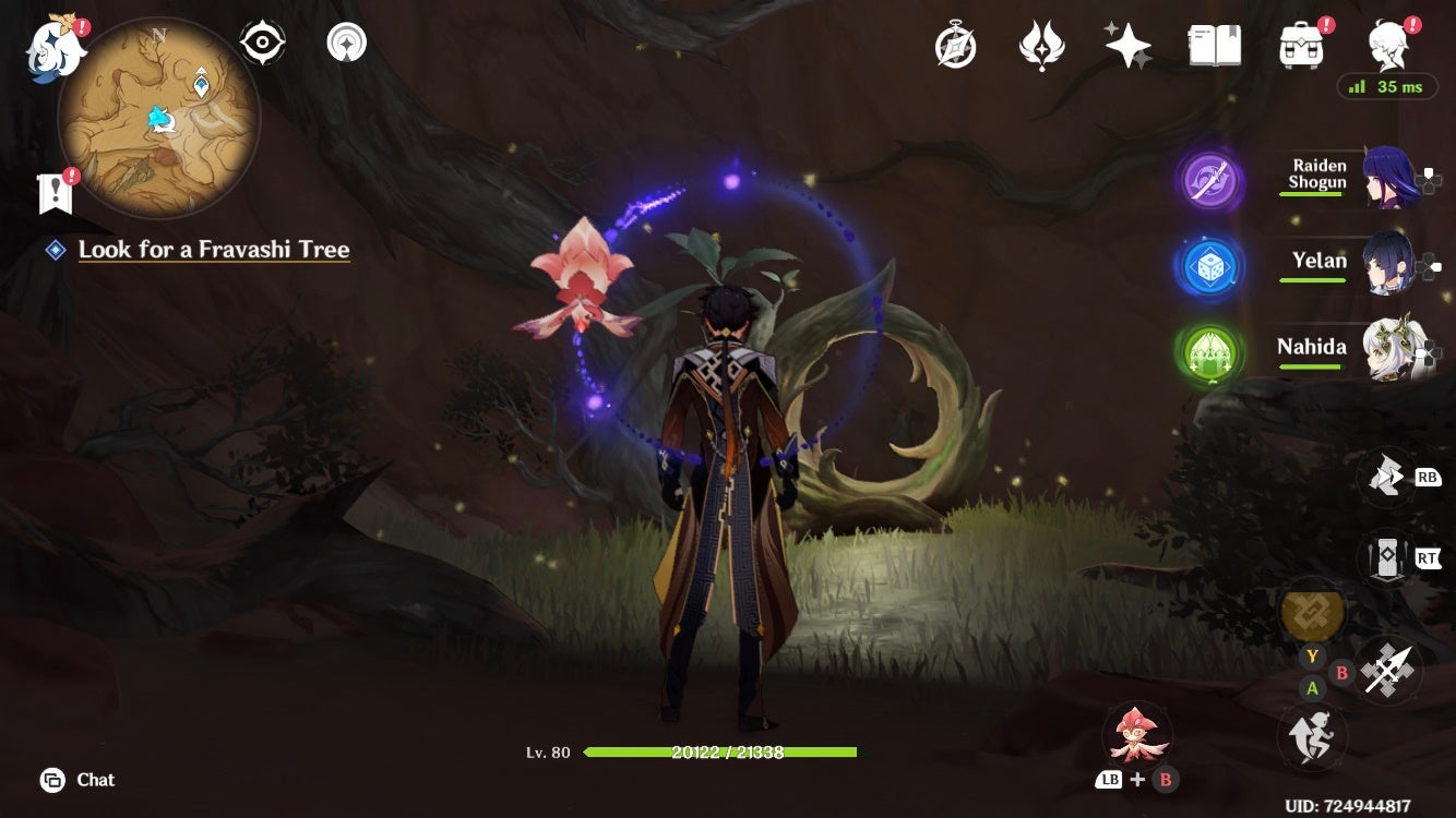 Genshin Impact Fravashi Tree locations for 'Pale Fire' quest ...