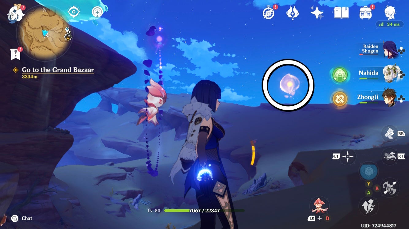 Genshin Impact Plume of Purifying Light locations | Eurogamer.net