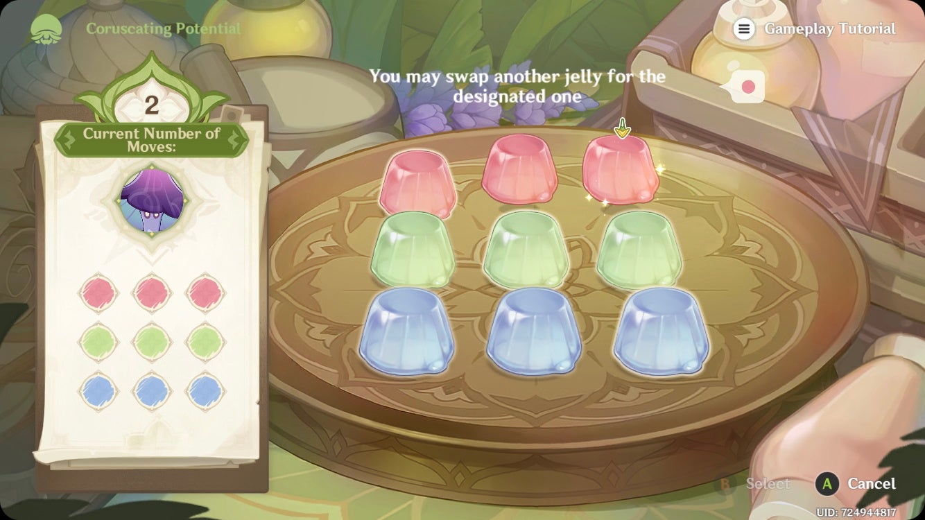 Genshin Impact Coruscating Potential jelly puzzle solutions for ...