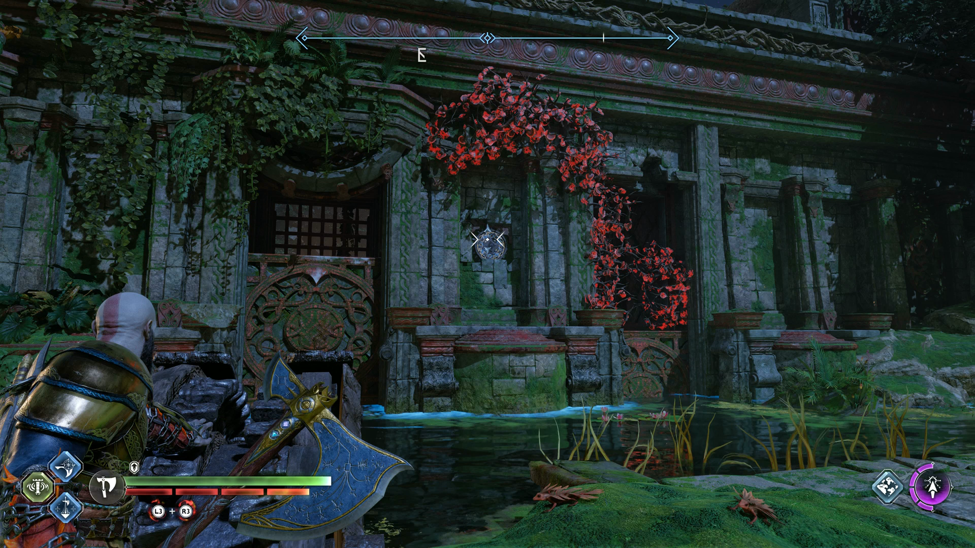 God of War Ragnarok The Jungle: How to flood the crater in the Return ...