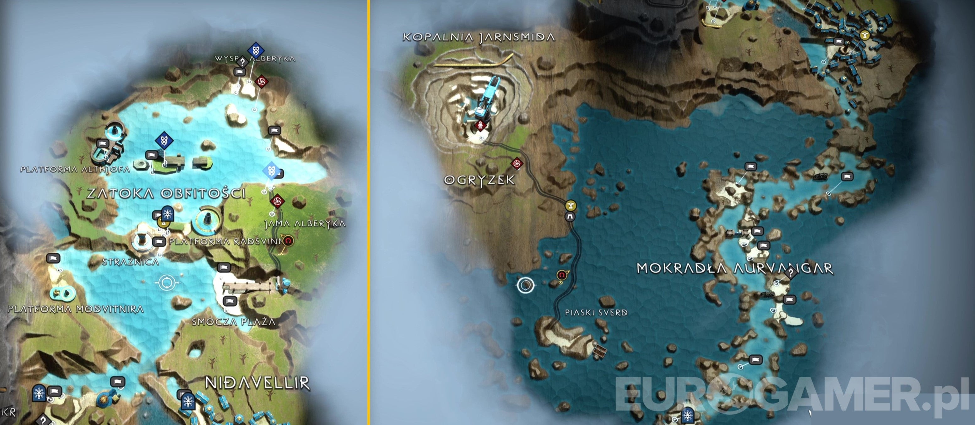 God of War Ragnarok - Svartalfheim: mapa, znajdźki, przysługi ...