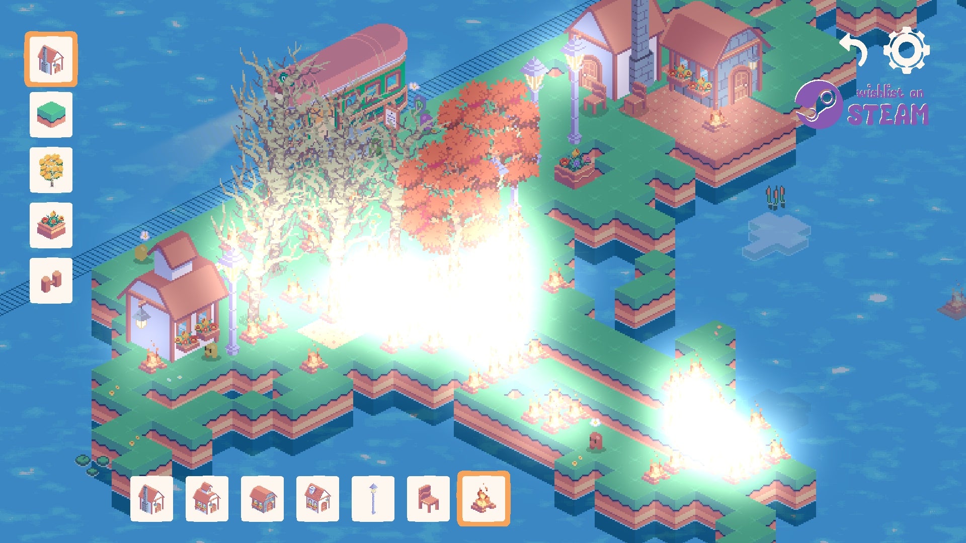 Plop down cities in Gourdlets' free demo, a Townscaper-like with cute ...