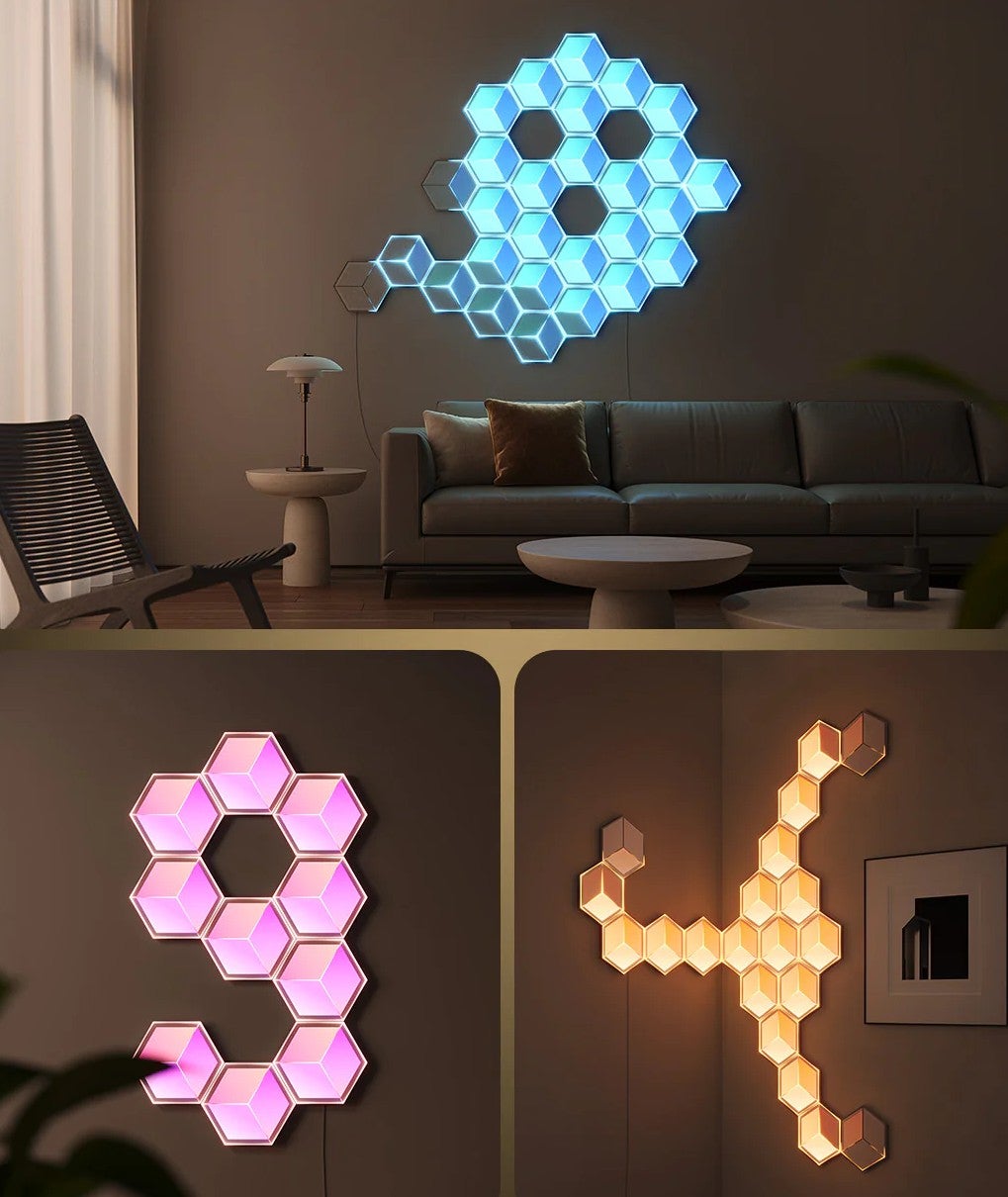 Govee Glide Hexagon Light Panels Ultra in the test - GAMINGDEPUTY