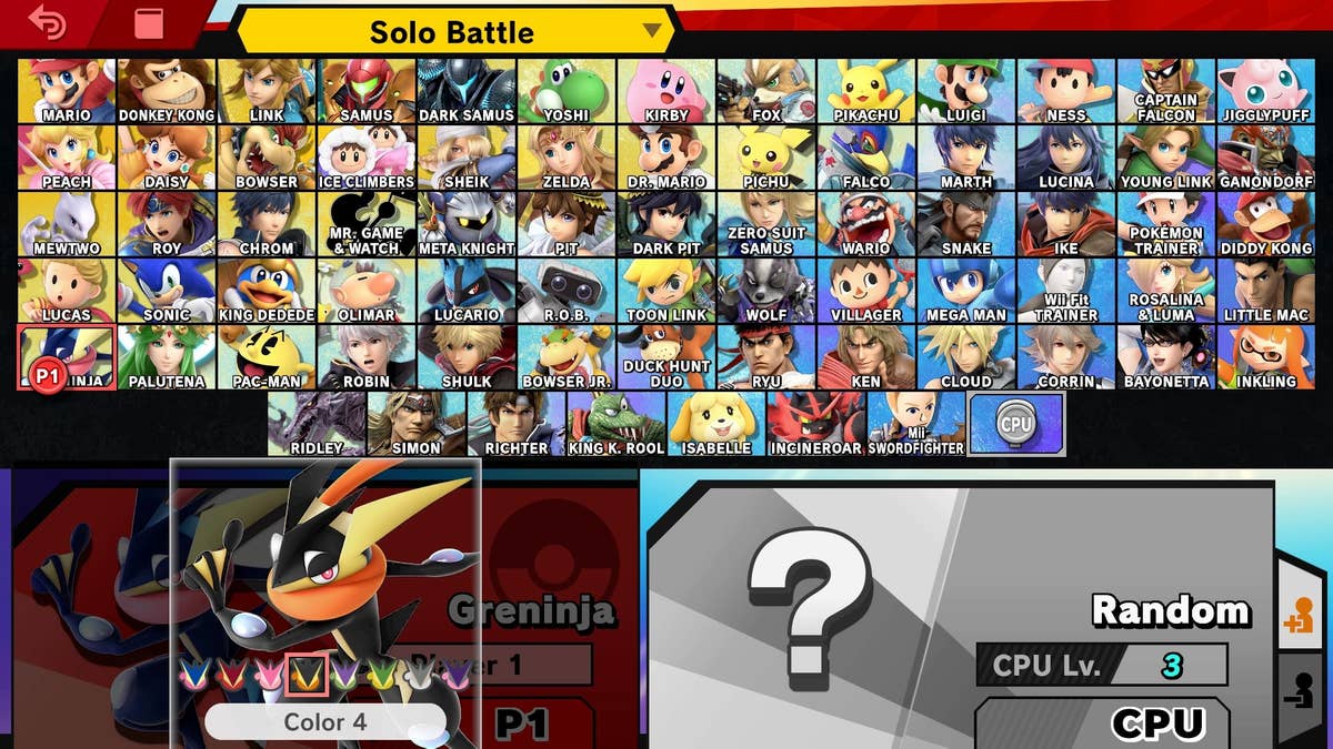 Greninja Pokemon Smash