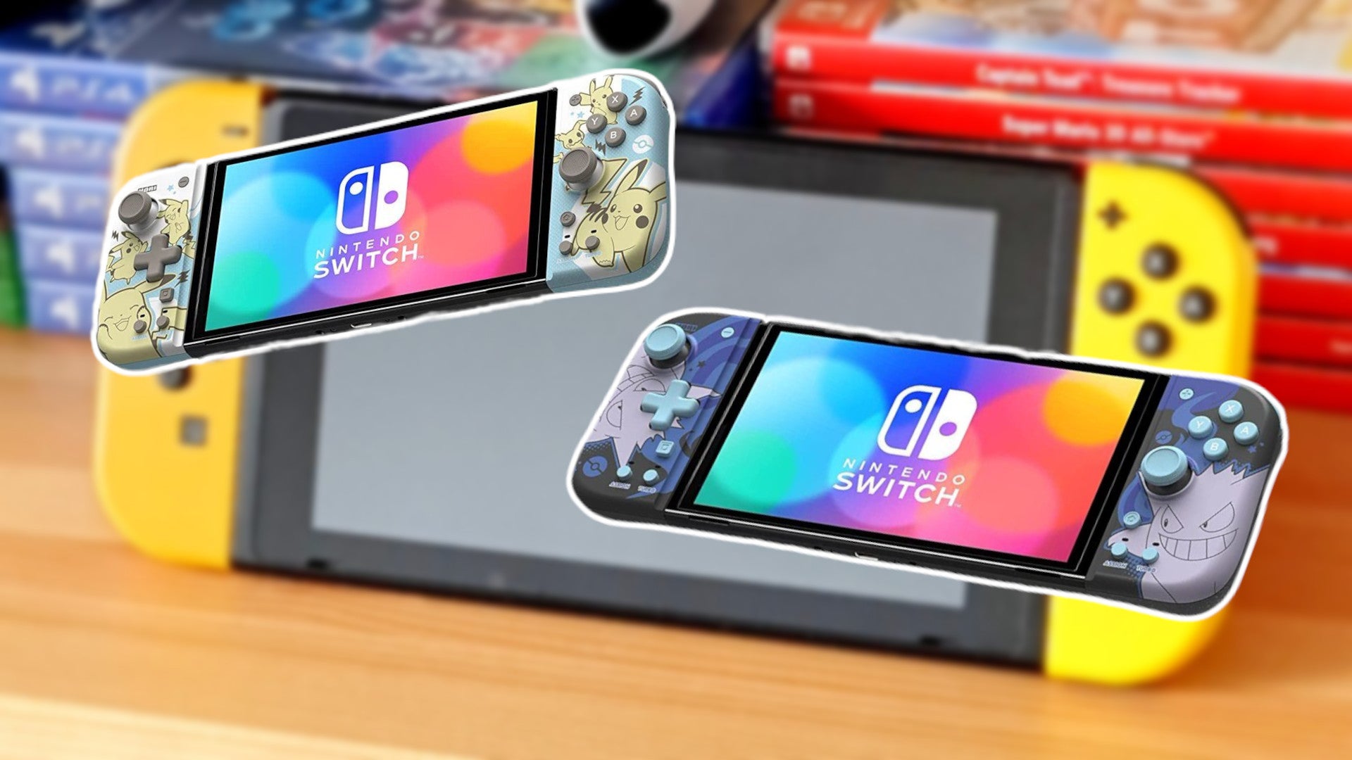 Horis Split Pad Compact für Nintendo Switch mit Pokémon-Designs ist ...