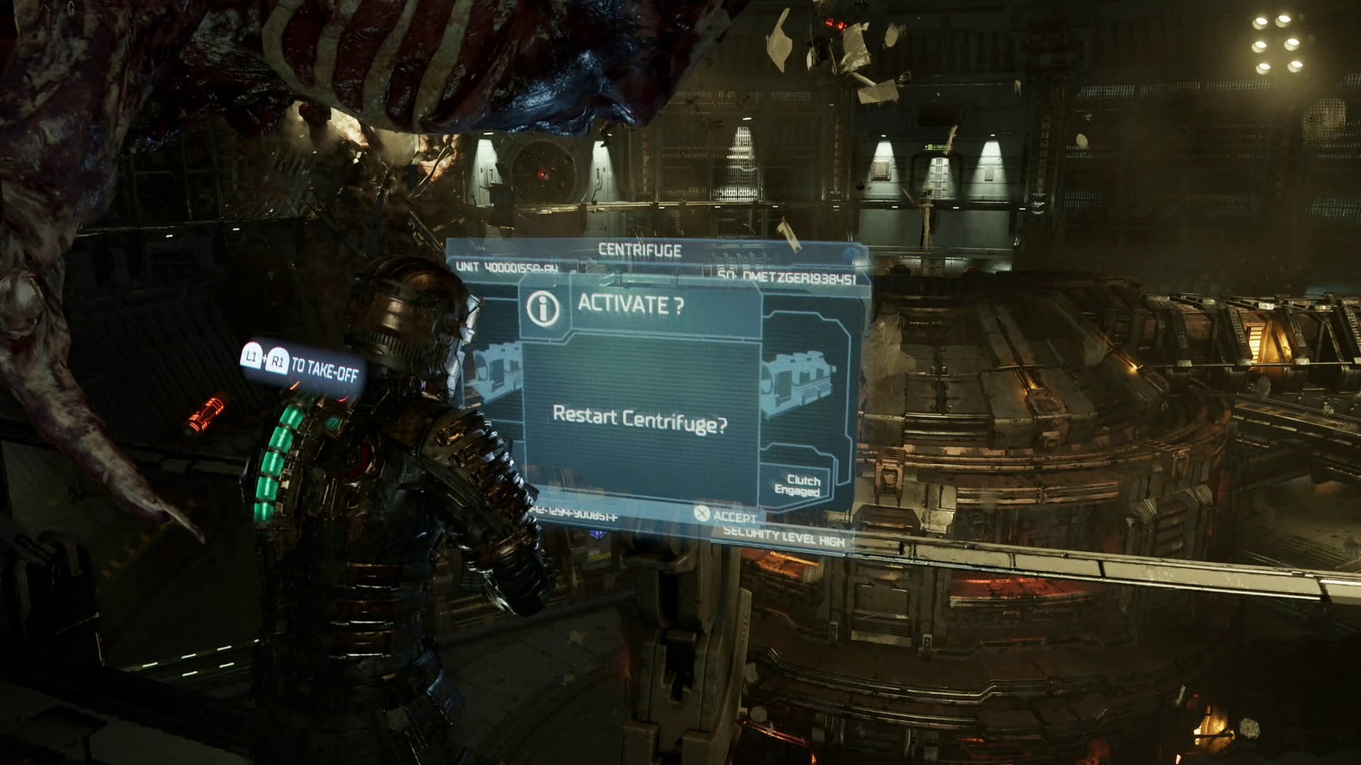 How to activate the Centrifuge in Dead Space by attaching Clutch ...