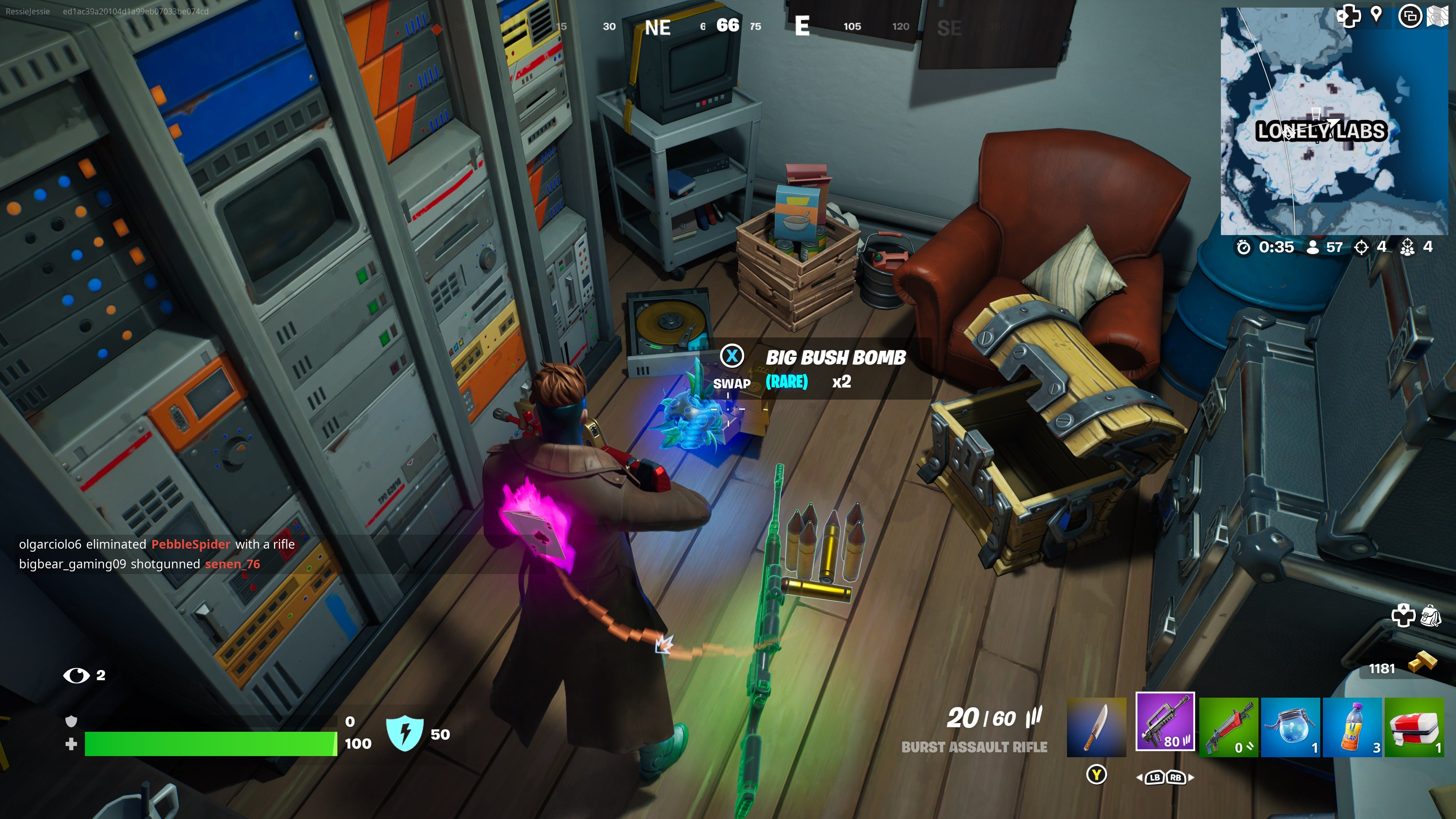 How to hide in bushes that you threw down in Fortnite | Eurogamer.net