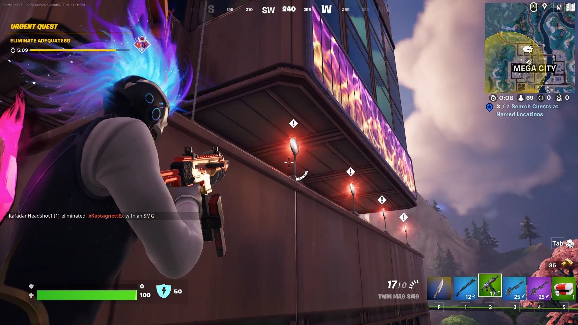 How to shoot targets while on a Grind Rail in Fortnite, and how to ...