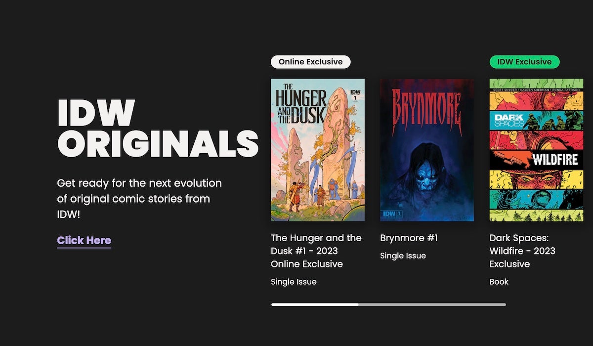 After layoffs, IDW backs away from Originals line | Popverse